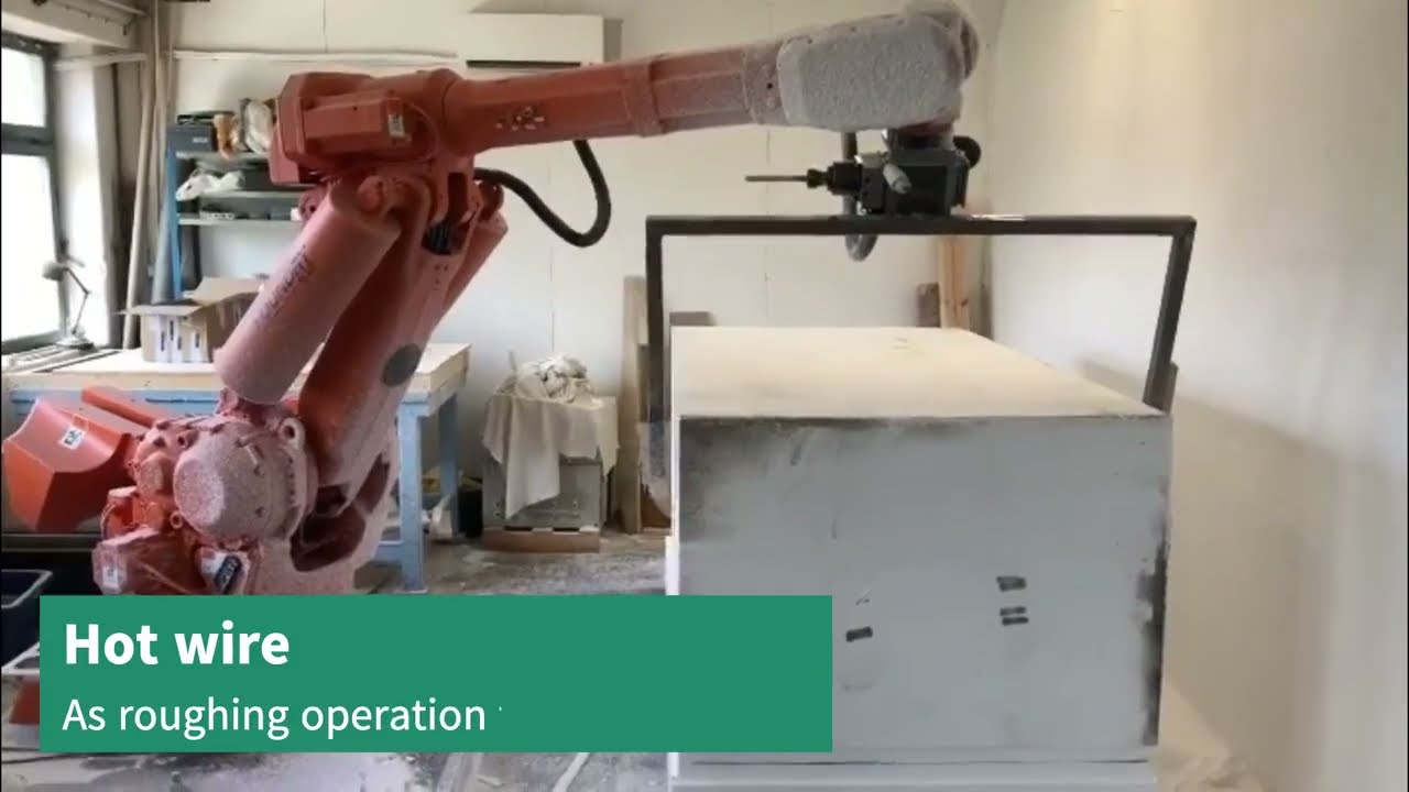 Robotic sculpting with a Kuka robot from Sweden Robotic sculpting with a Kuka robot from Sweden